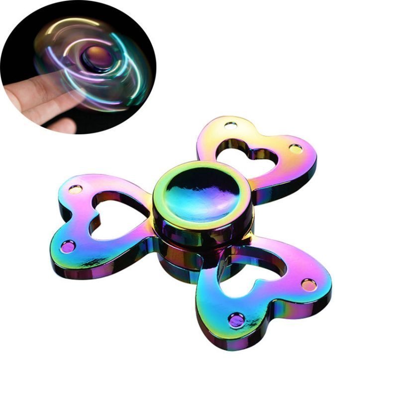 Fidget Spinner | Rainbow Heart Fidget Spinner - up to 80% OFF. Buy from ...